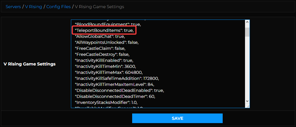 How to Teleport with Resources on your V Rising Server - Knowledgebase - Shockbyte