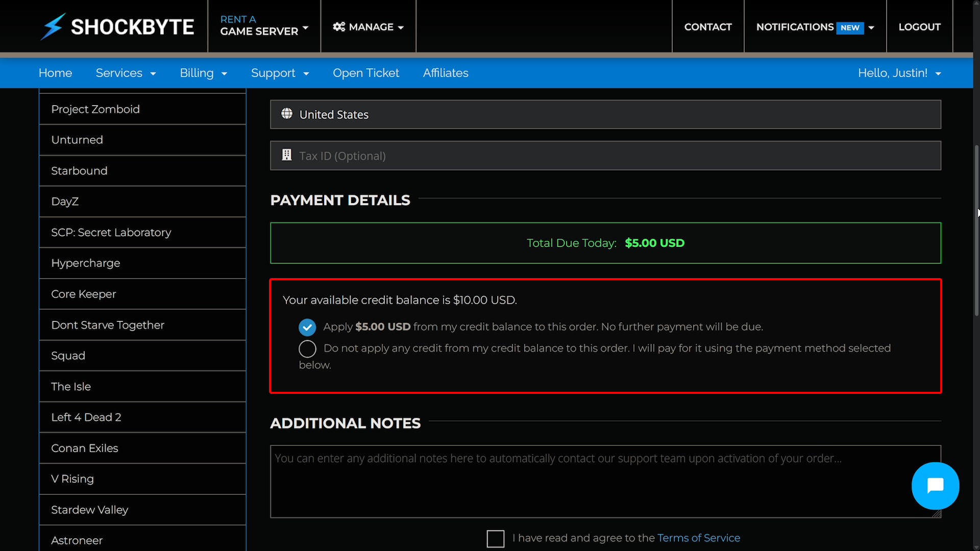 How to get a Shockbyte Server with Razer Gold or Razer Silver - Knowledgebase - Shockbyte