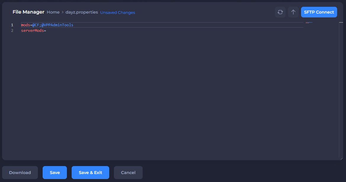 How to Install VPPAdminTools on your DayZ Server - Shockbyte