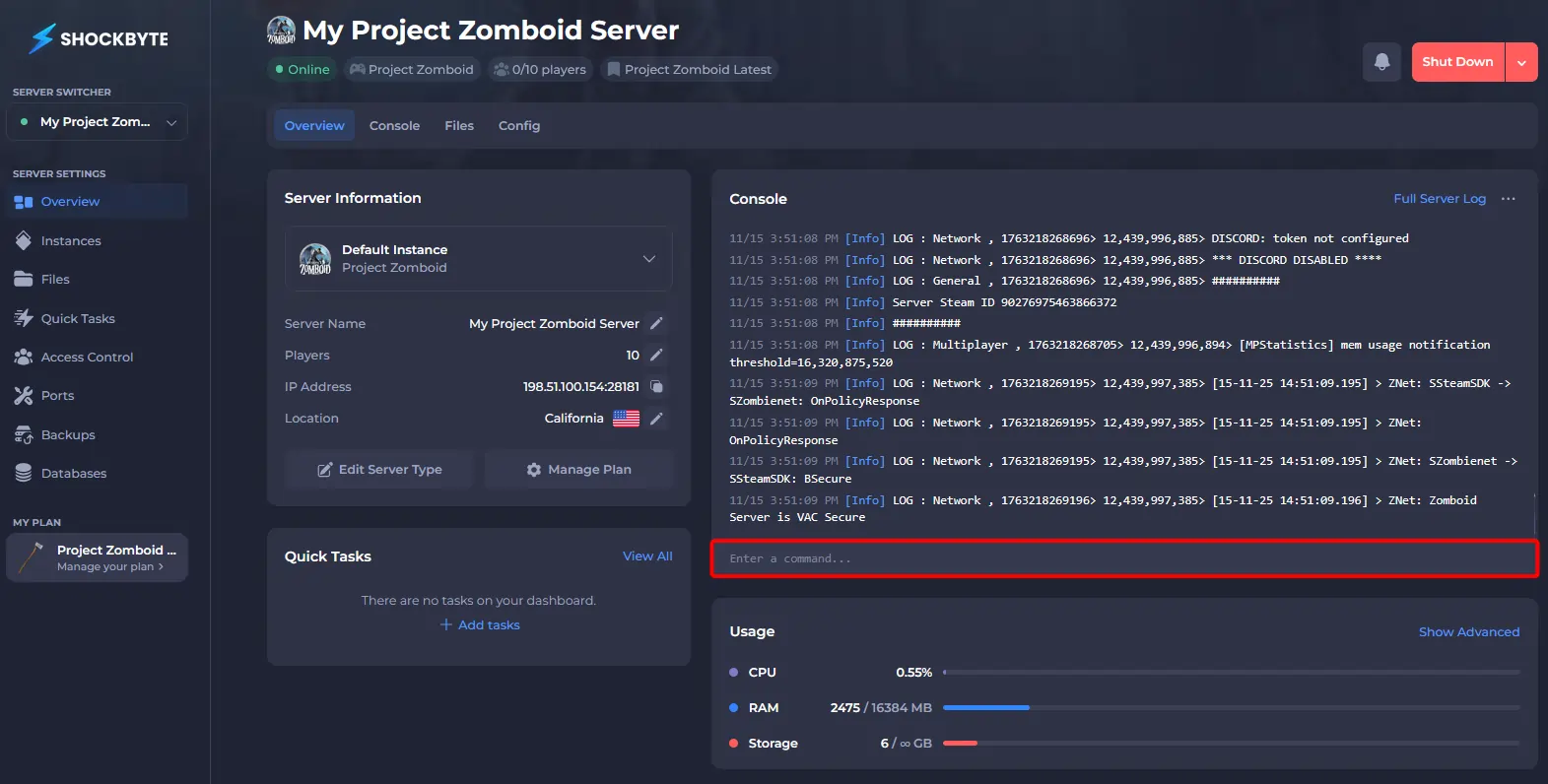 All Console Commands for Your Project Zomboid Server | Shockbyte