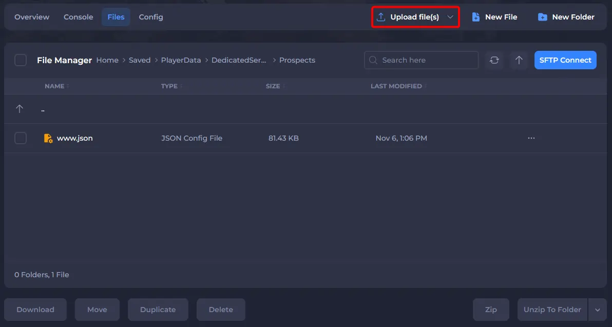 How to Upload an Existing Icarus Prospect to your Server | Shockbyte