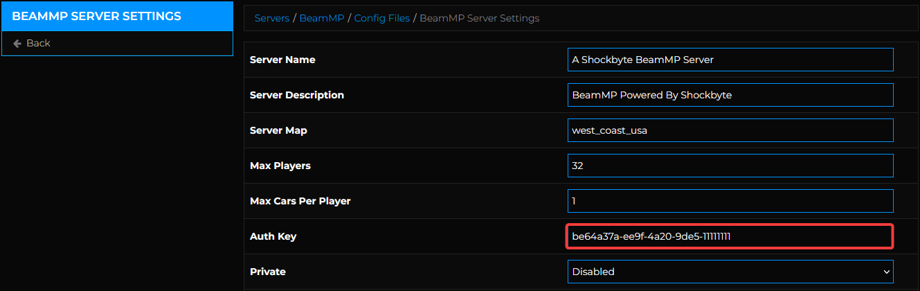 How to Set the Auth Key on your BeamNG Drive (BeamNG) Server ...