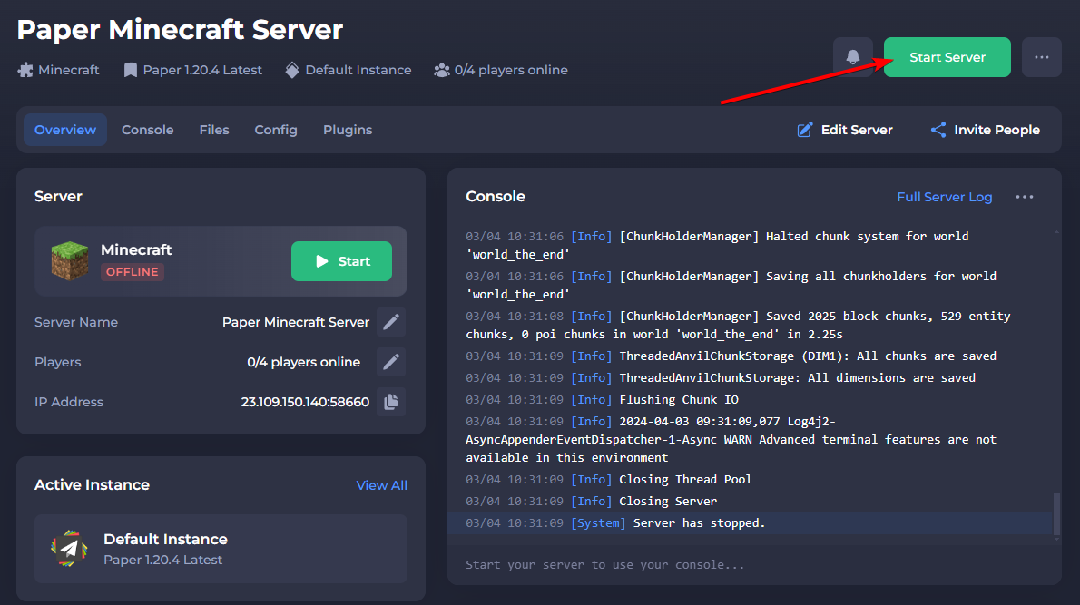 How to Change your Minecraft Servers Player Slots - Shockbyte