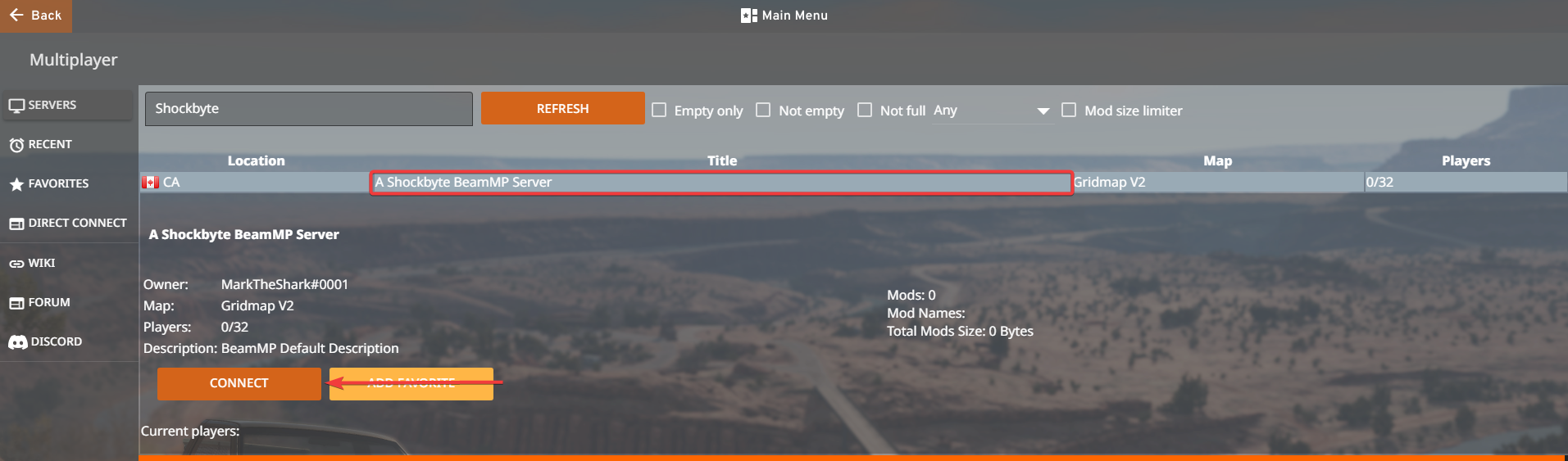 How to Join your BeamNG Drive (BeamMP) Server - Knowledgebase - Shockbyte