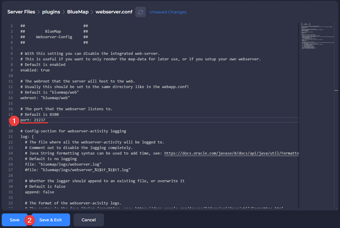 How to Set Up BlueMap - Shockbyte