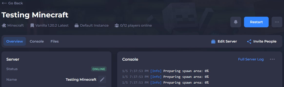 How to Change your Minecraft Server Type With a New Instance - Shockbyte