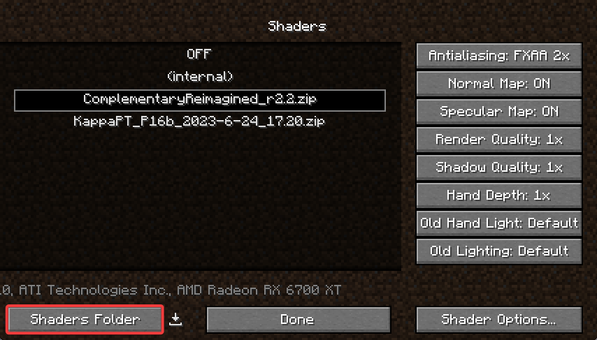 How to Install Shaders onto your Minecraft Client using OptiFine ...