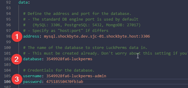 How To Use A Mysql Database On Your Minecraft Server Shockbyte 5398