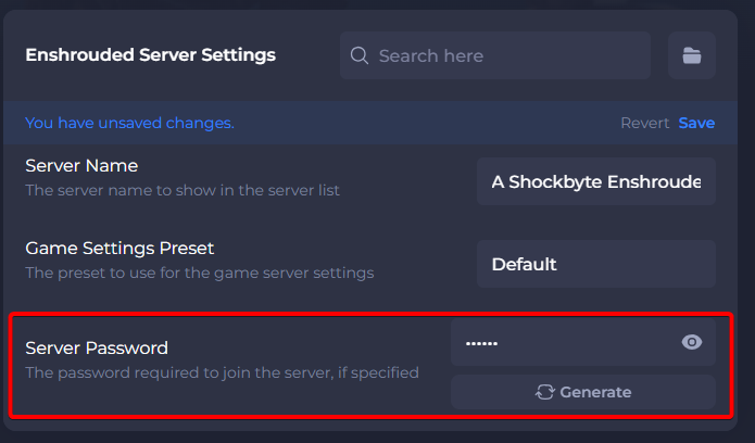 How to Make Your Enshrouded Server Private - Shockbyte