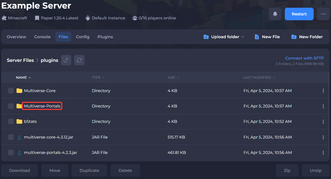 How to Use Multiverse Portals - Shockbyte