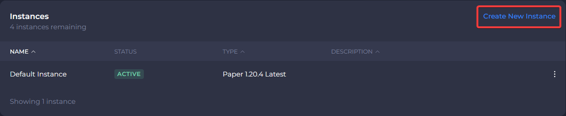 How to Change your Minecraft Server Type With a New Instance - Shockbyte