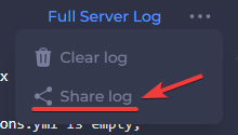 How to Share a Console Log of Your Server - Shockbyte