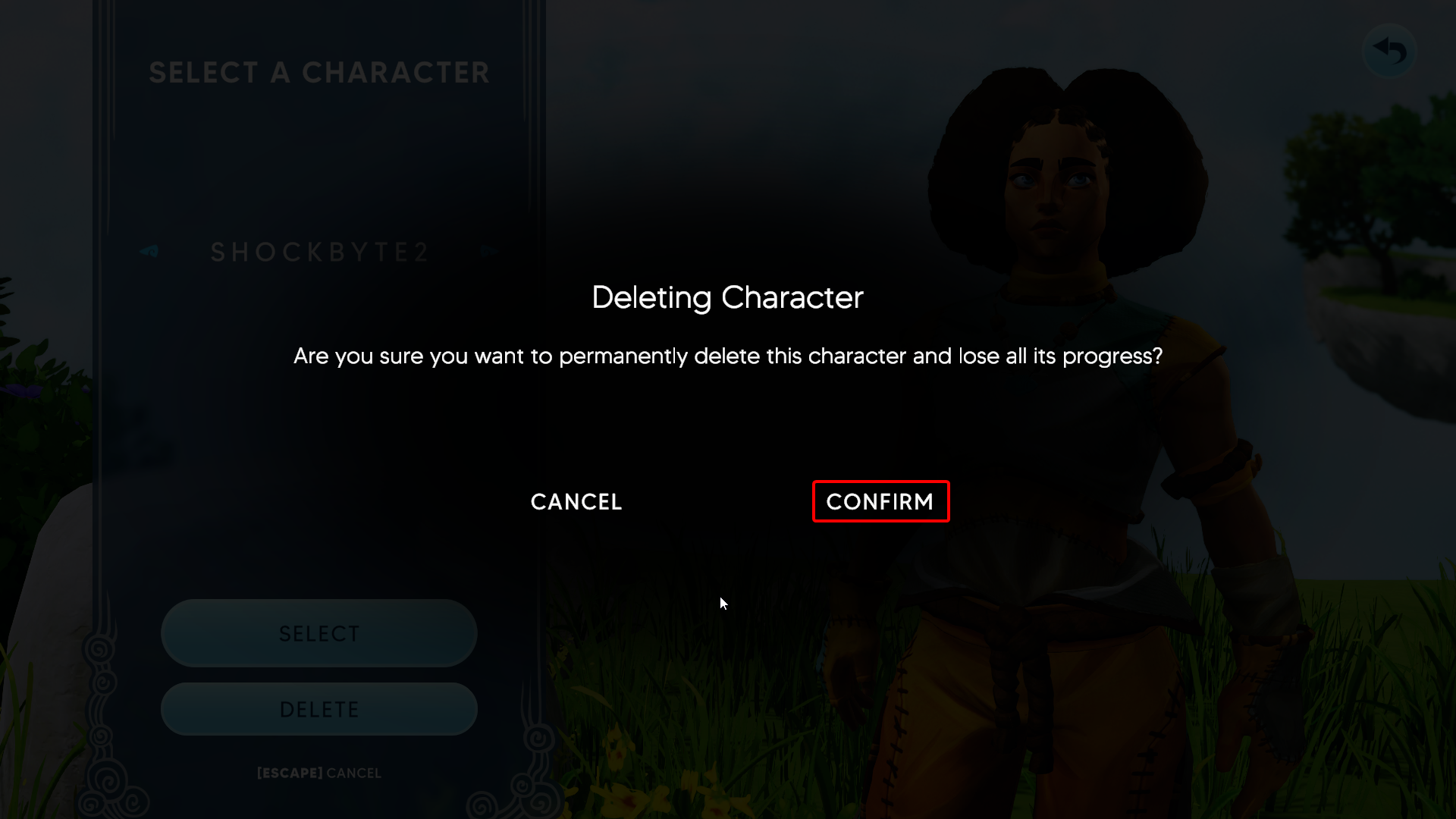 How to Create and Delete Characters on Aloft - Shockbyte