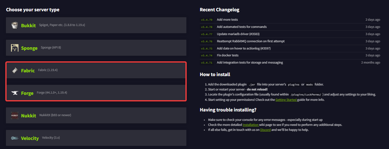 How to Install LuckPerms on your Forge/Fabric Server - Shockbyte