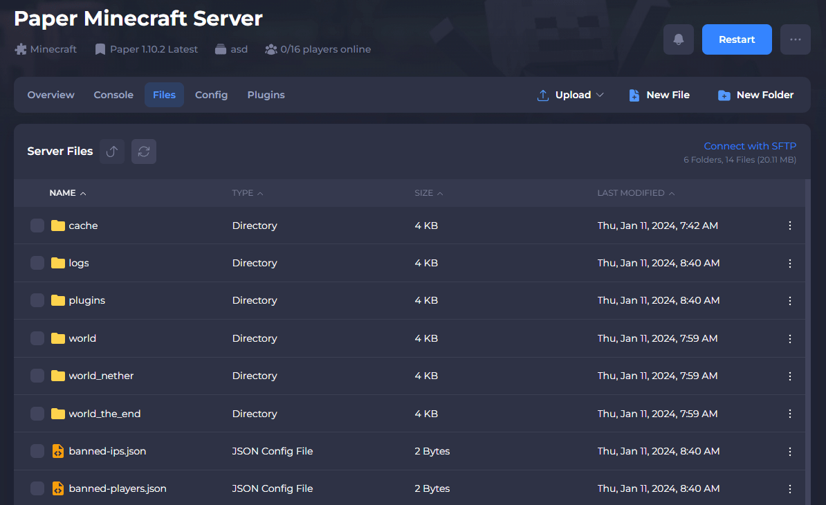 How To Use A Mysql Database On Your Minecraft Server Shockbyte