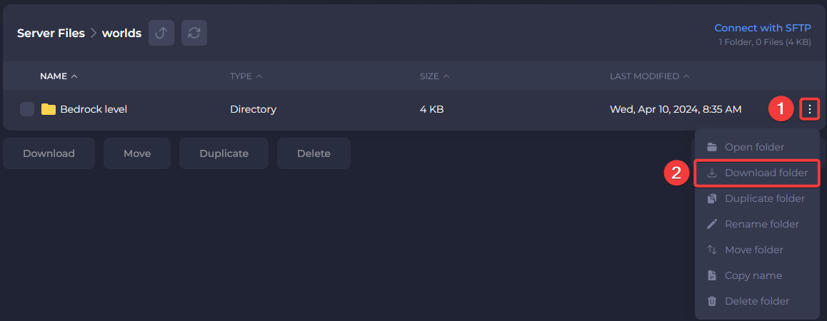 How to Download and Play on your Minecraft Bedrock Server World - Shockbyte