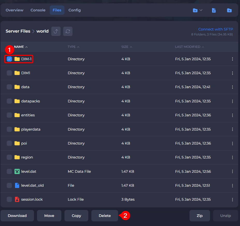 How to Reset The Nether on your Minecraft Server - Shockbyte