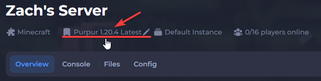 How to Change the Version of Your Server - Shockbyte